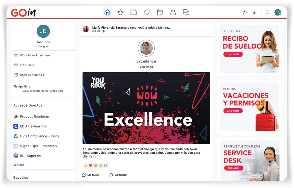 Plataforma de RRHH GOintegro Starter