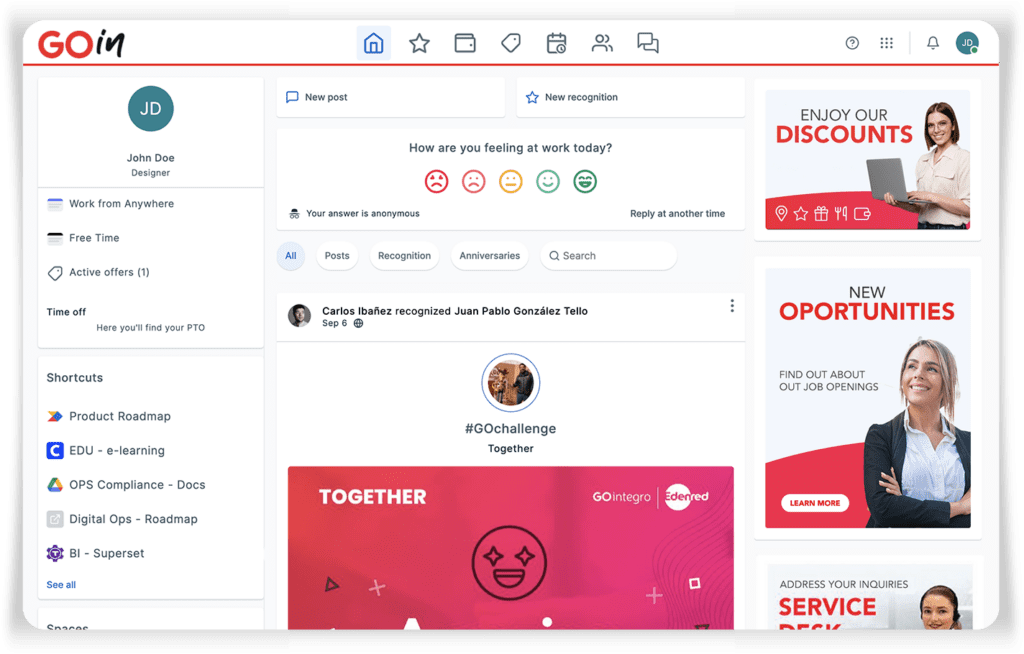 GOintegro | Edenred - HR Platform